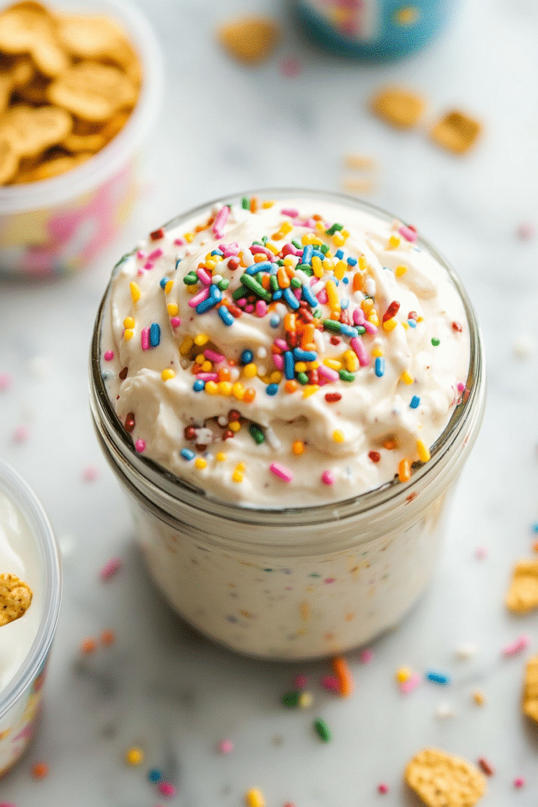 Refreshing 90s High Protein Dunkaroo Dip Recipe
