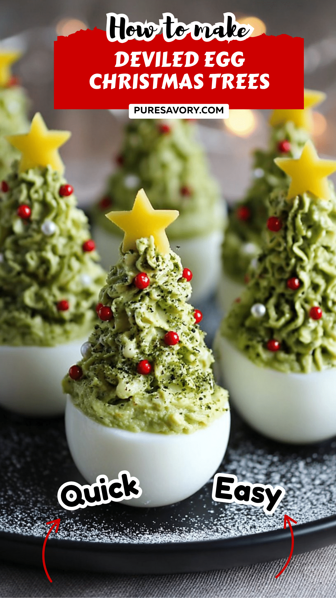 Deviled Egg Christmas Trees: Festive And Easy Holiday Recipe Idea