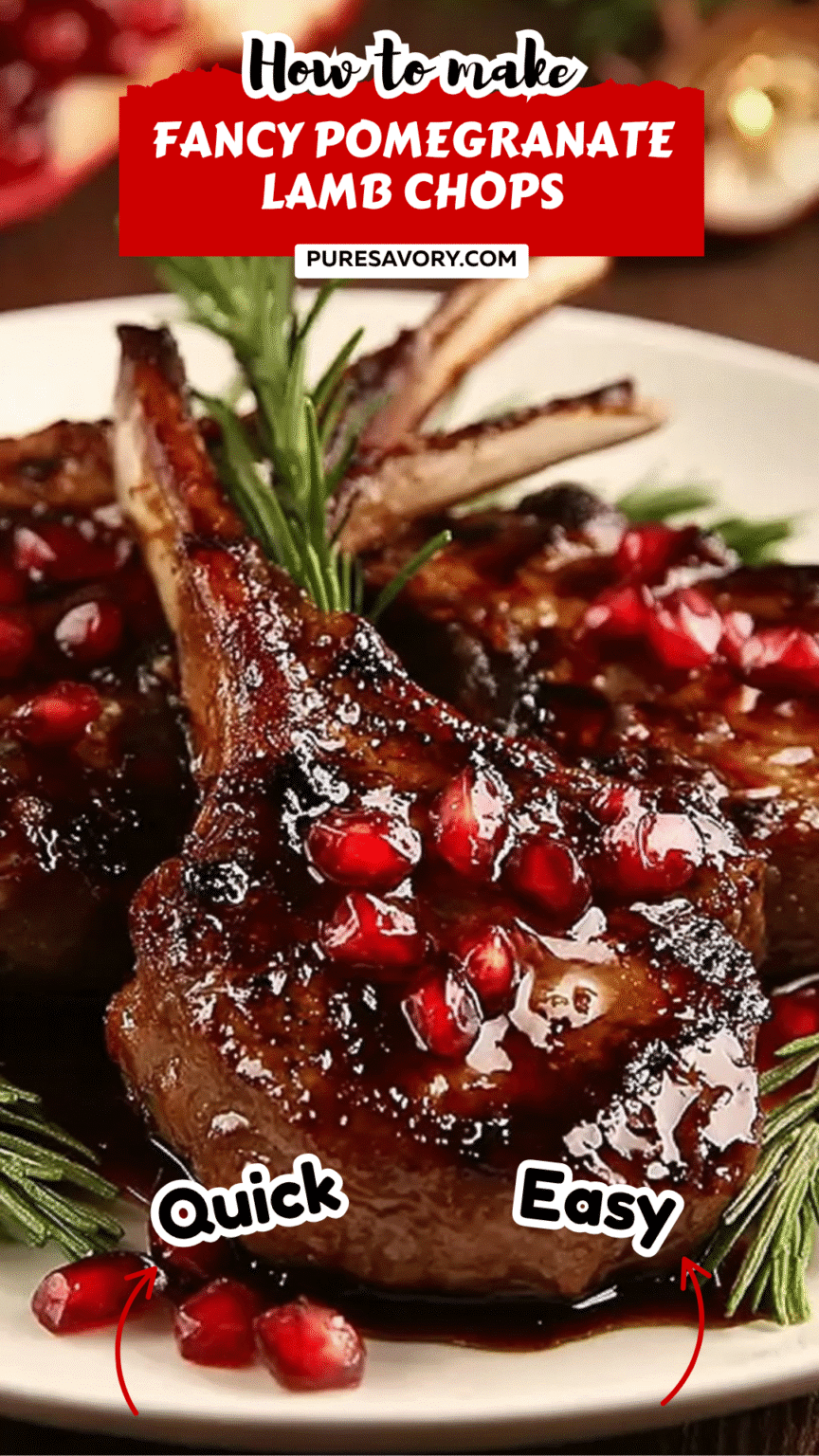 Fancy Pomegranate Lamb Chops: A Gourmet Recipe For Elegant Dining