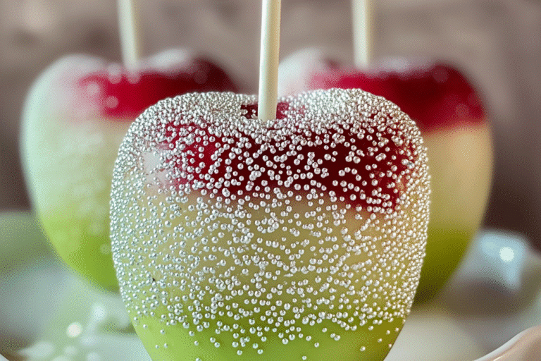 White Sparkle Candy Apples: Delightful Treats For Any Occasion