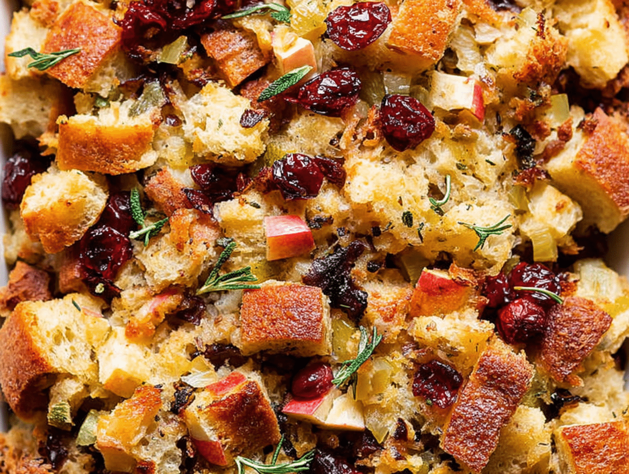 Cranberry Apple Stuffing: A Delicious Twist On A Classic Recipe