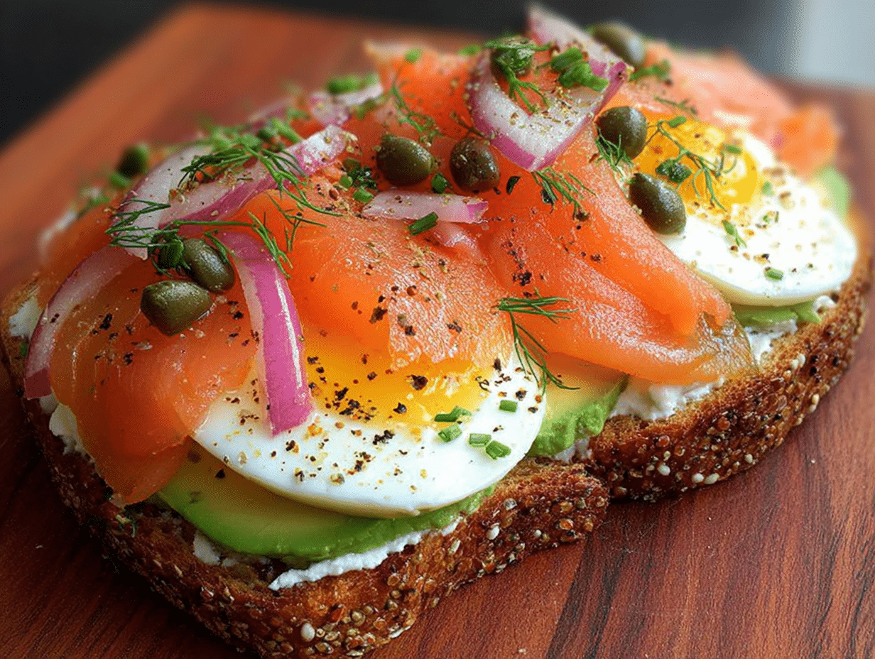 Smoked Salmon Avocado Toast: A Delicious And Healthy Breakfast Recipe