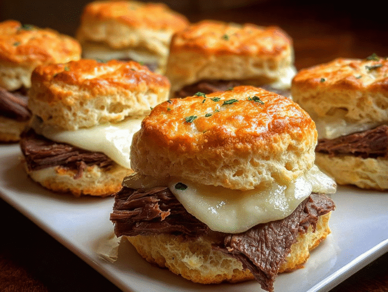 Baked French Dip Biscuits: A Deliciously Easy Recipe For Family Dinners