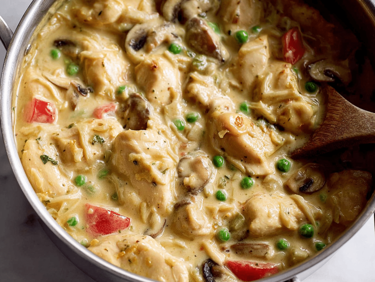 Chicken à La King: A Classic Creamy Recipe For A Cozy Dinner Night