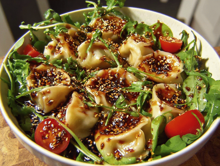 Crispy Dumpling Salad With Soy Dressing: A Deliciously Crunchy Recipe ...