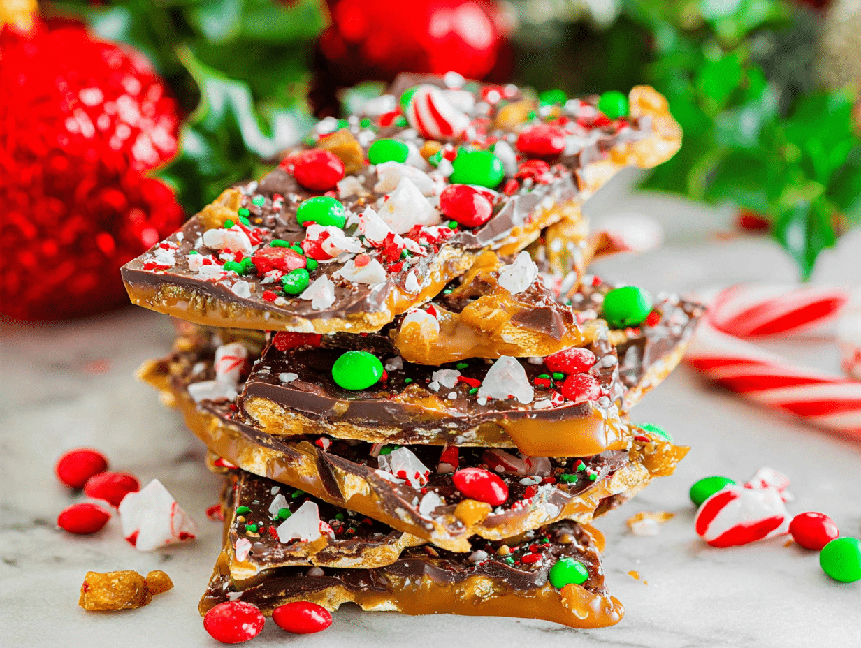 Irresistible Christmas Toffee Bark: A Festive Treat For The Holidays
