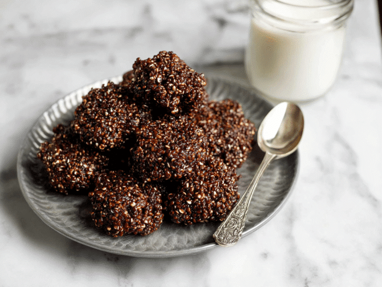 No-Bake Fudgy Quinoa-Chia Bites: Delicious And Healthy Snack Recipe