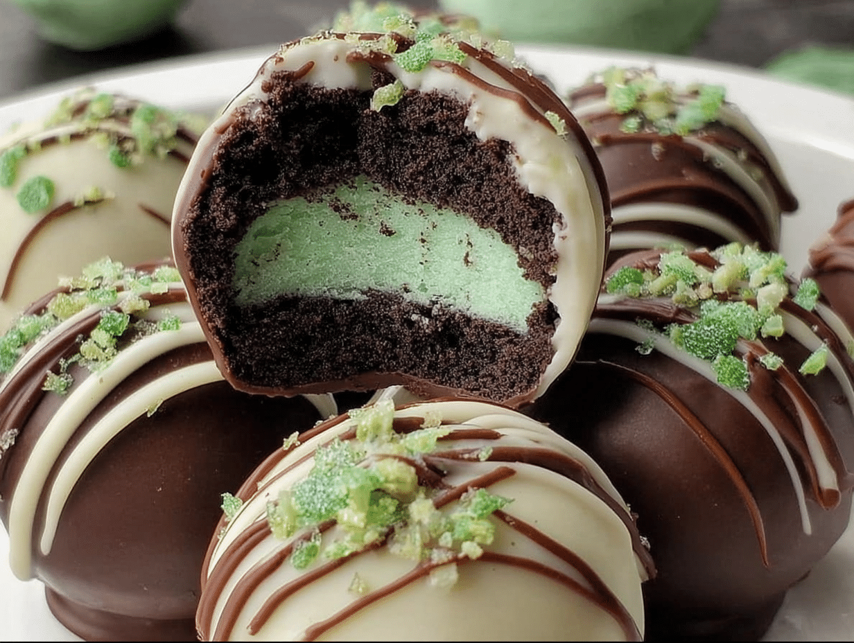 3 Ingredients Mint Oreo Balls Recipe
