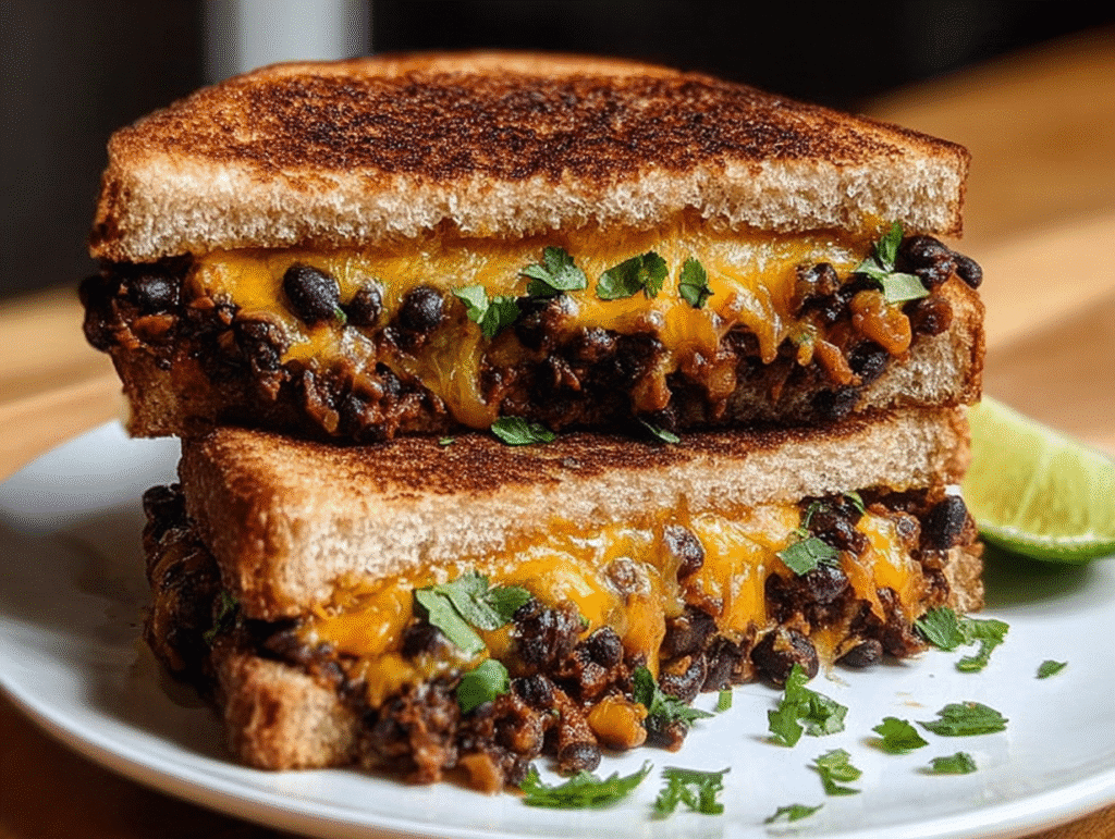 Black Bean Grilled Cheese