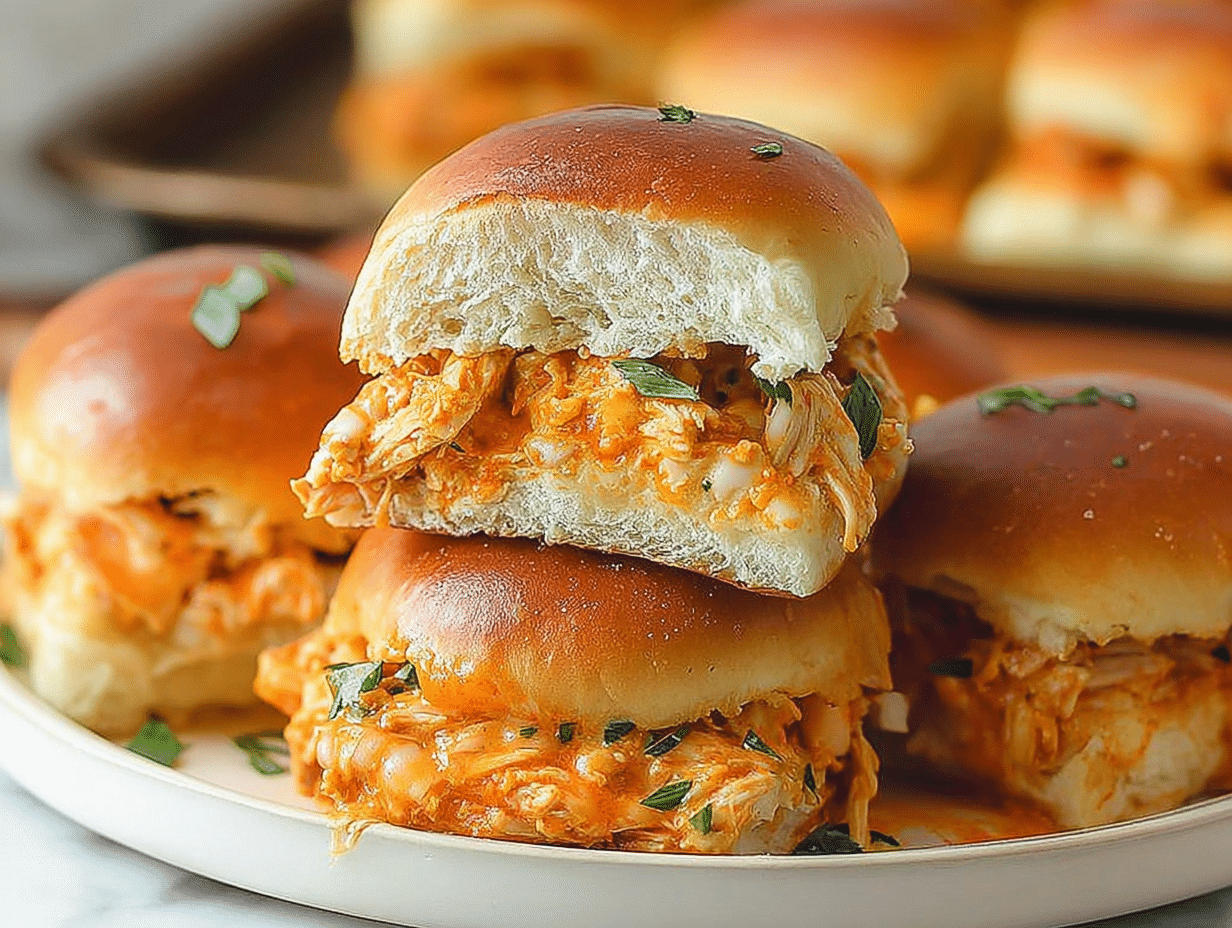 Buffalo Chicken Sliders Recipe