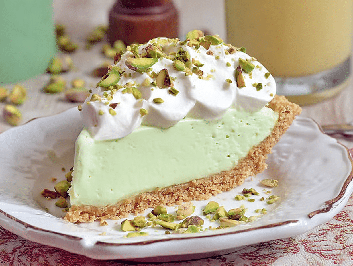 Cool And Creamy Pistachio Pie Recipe