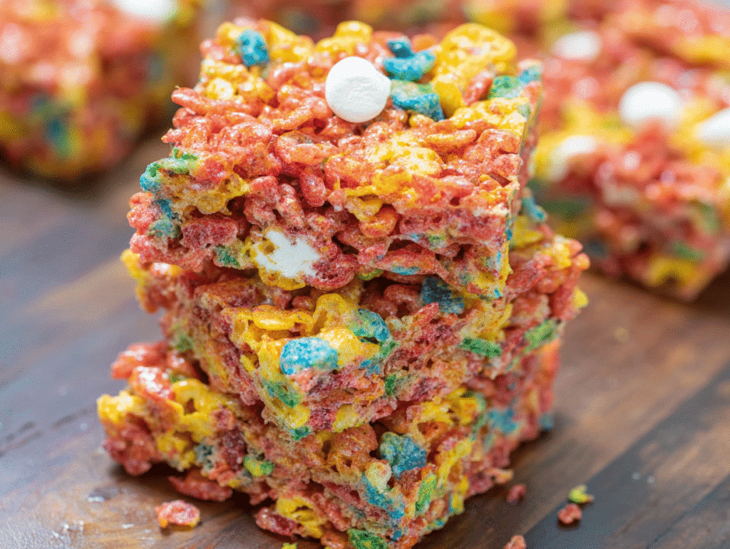 Fruity Pebbles Rice Krispie Treats Recipe