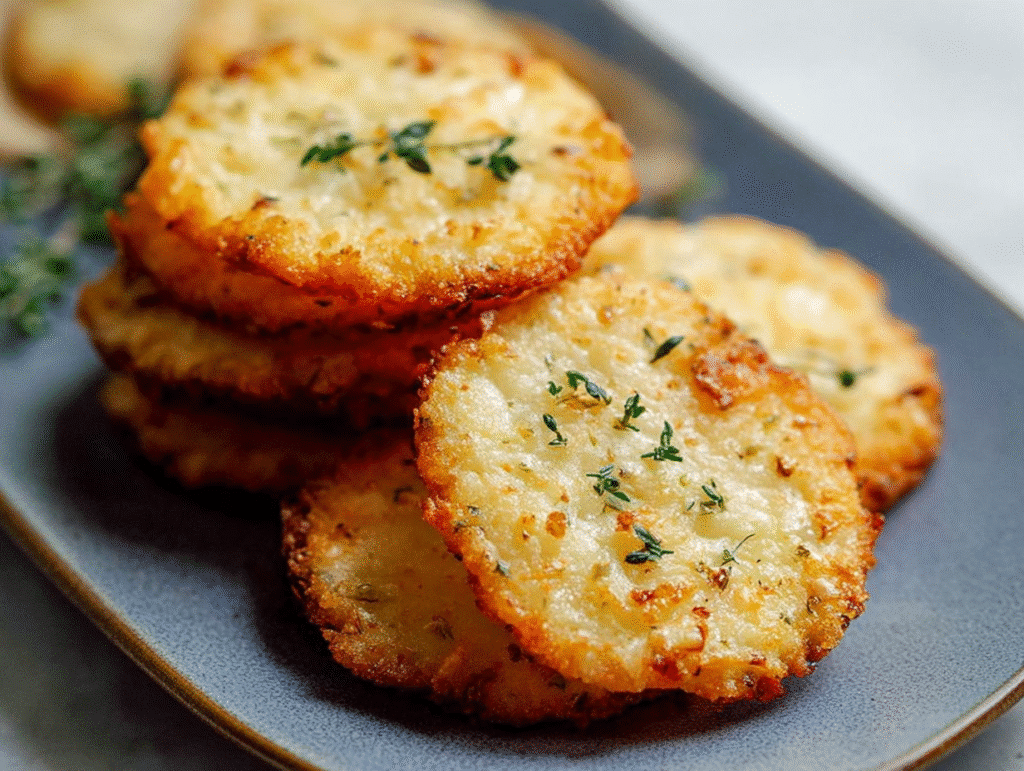 Homemade Oven Baked Cottage Cheese Crackers Recipe