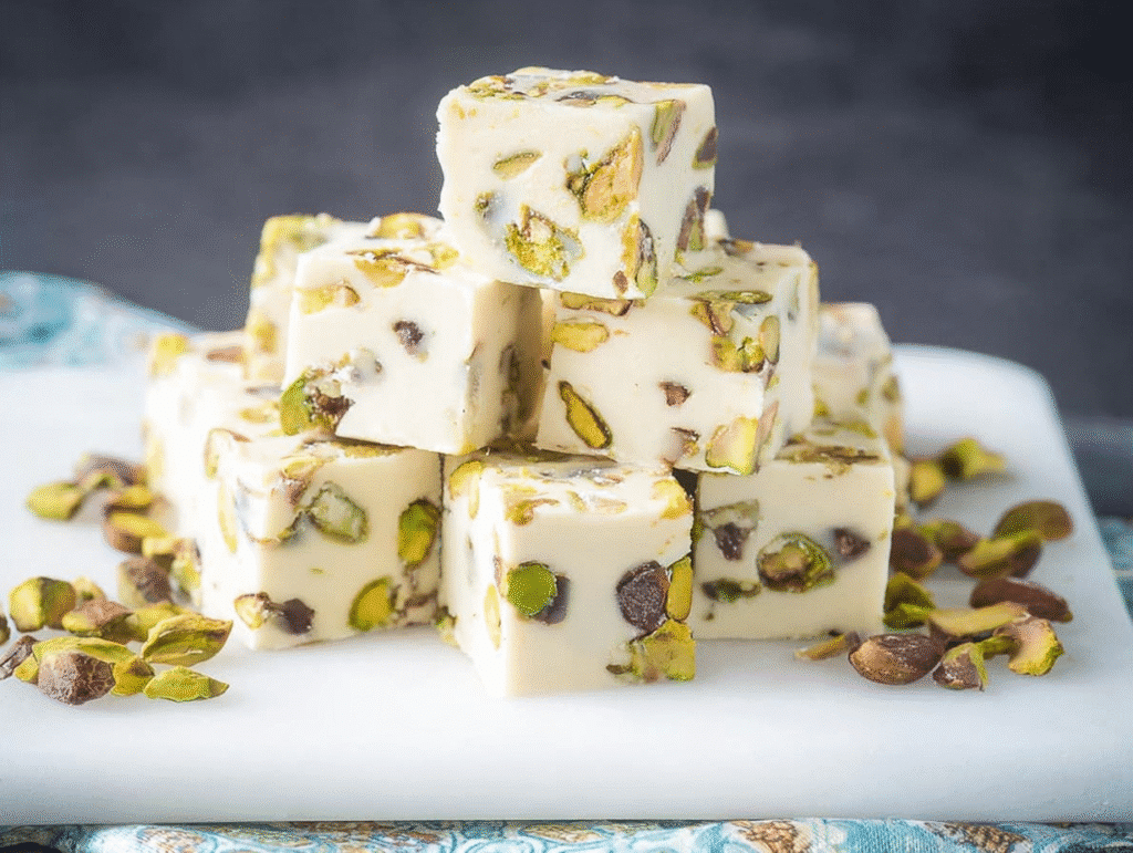 Irish Cream Pistachio Fudge Recipe