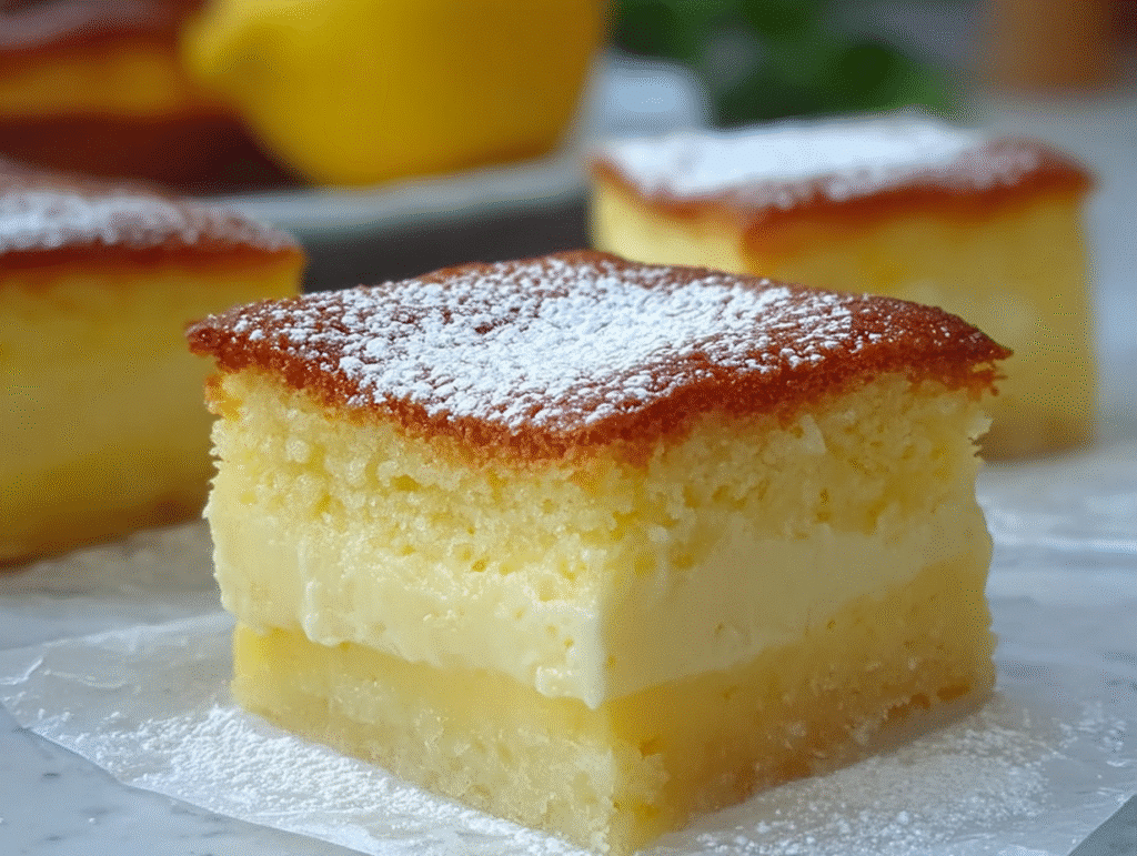 Lemon Custard Cake Recipe
