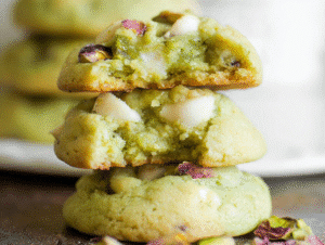 Macadamia Pistachio Pudding Cookies Recipe
