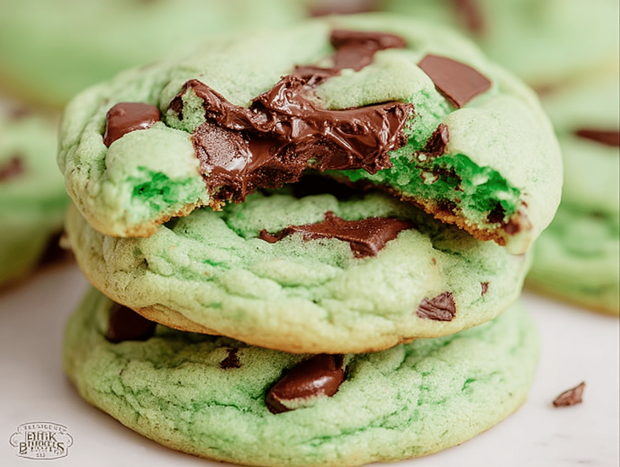 Mint Chocolate Chip Cookies Recipe