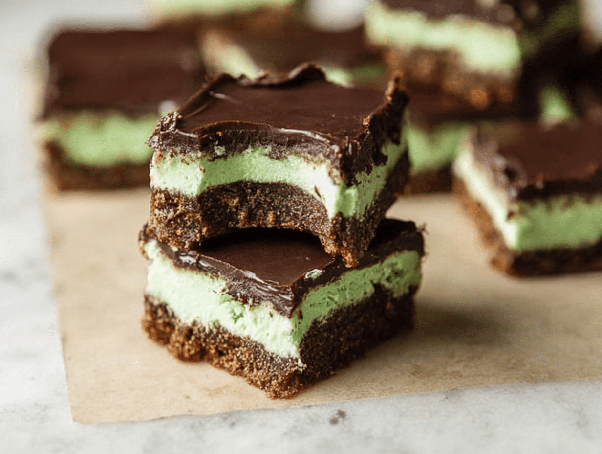 Mint Chocolate Seven Layer Bars Recipe