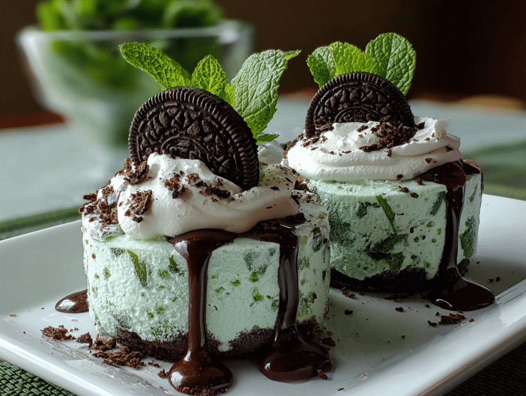 Mint Oreo Parfaits Recipe