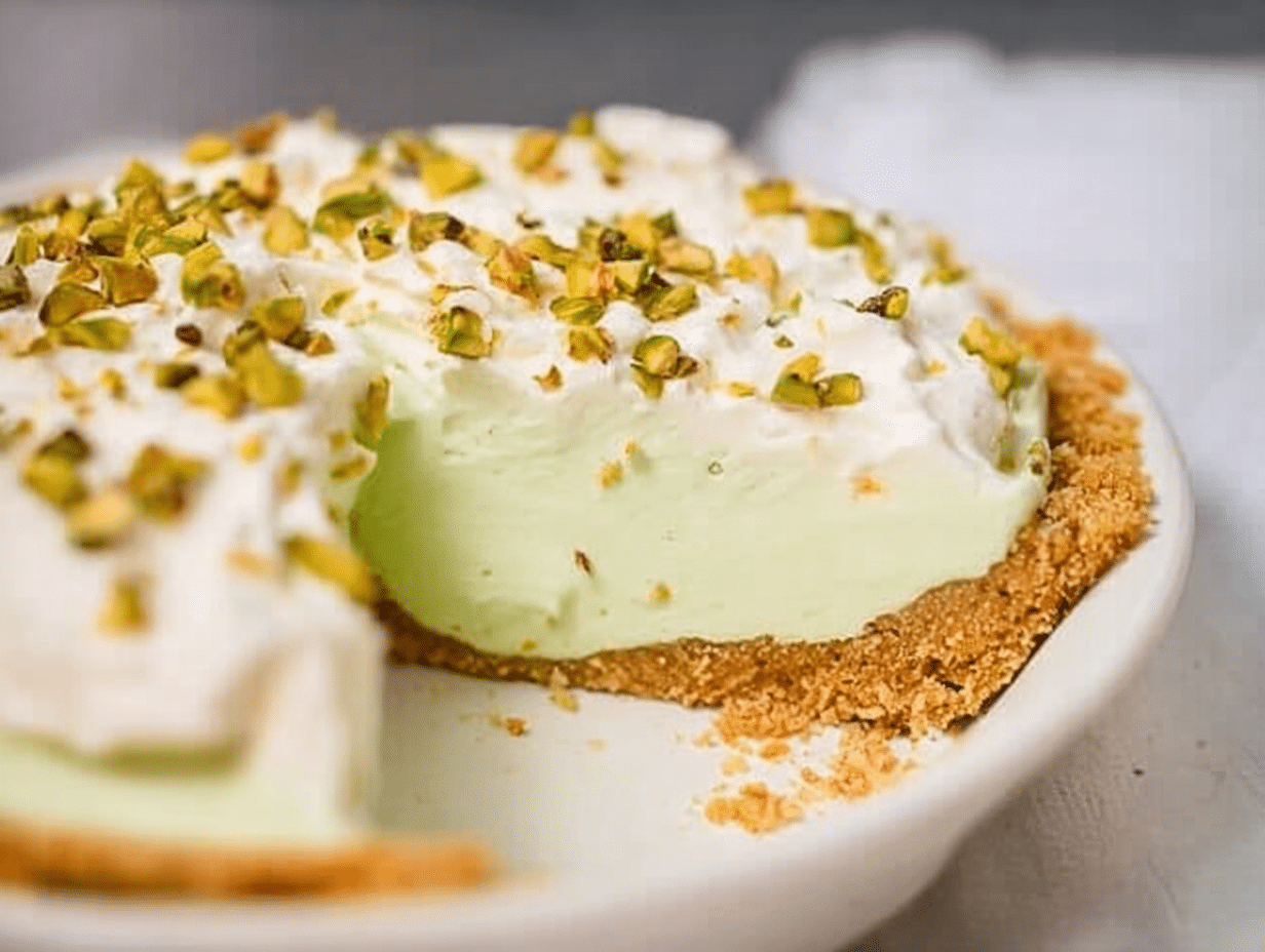 No-Bake Pistachio Cream Pie