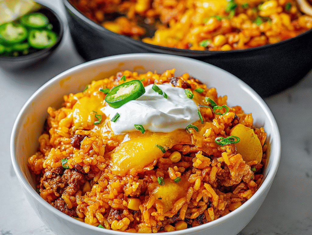 One-Pot Mexican Rice Casserole Recipe