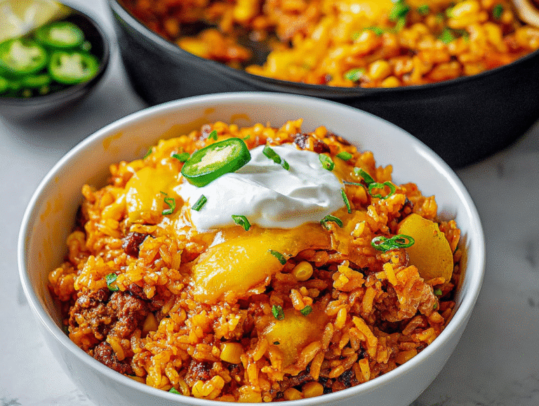 One-Pot Mexican Rice Casserole Recipe