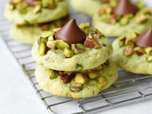 Pistachio Kiss Pudding Cookies Recipe