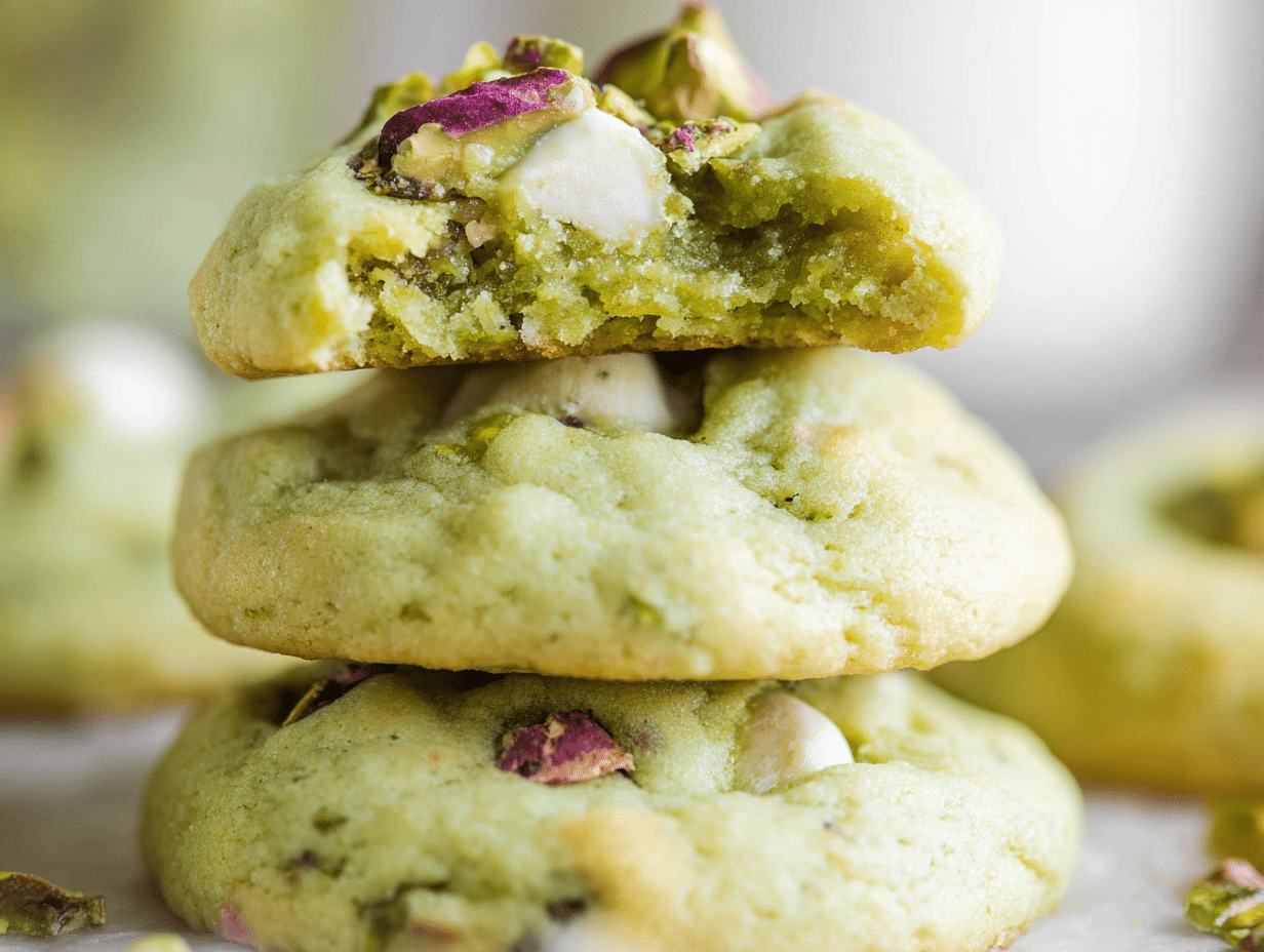 Pistachio Pudding Cookies Recipe