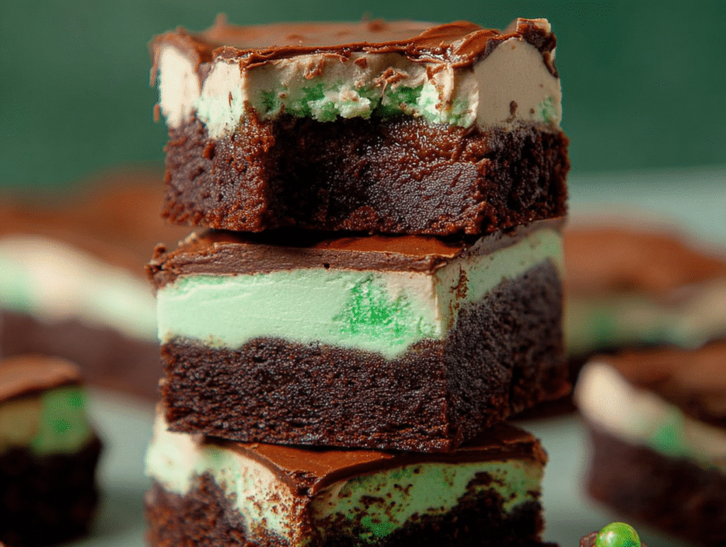St. Patrick's Day Mint Brownies Recipe