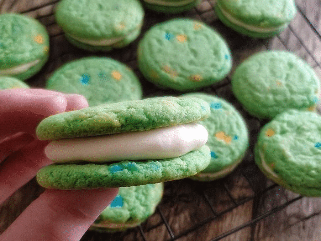 Vanilla Mint St. Patrick's Day Cookies Recipe