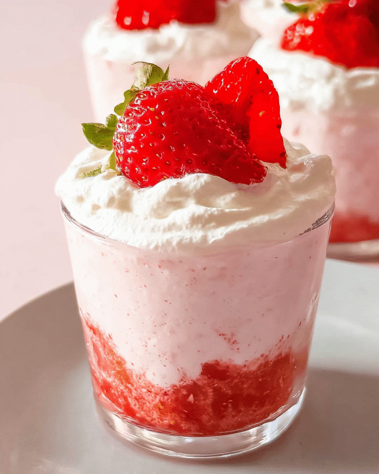 4-Ingredient Strawberry Mousse – So Light, So Dreamy!