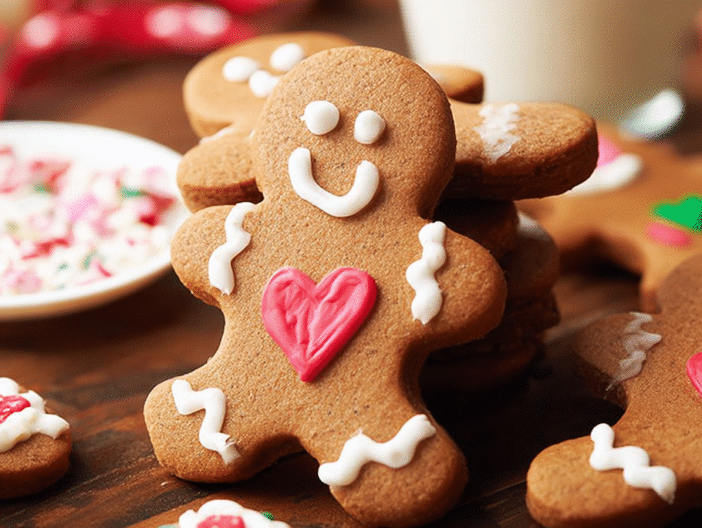 Valentine's Day Gingerbread Cookies